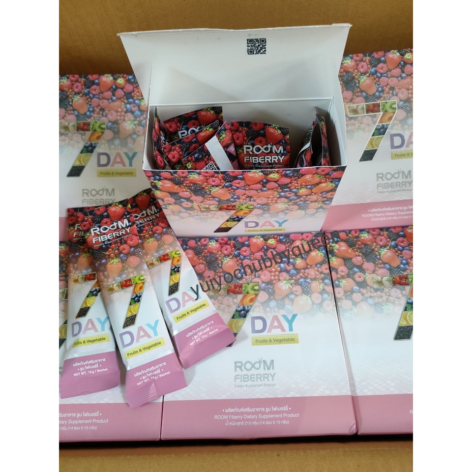ROOM FIBERRY รูมไฟเบอร์รี่ ขนาด 210g.(14 ซอง) / Boom DNAX ดีแนกซ์ ขนาด80g (20เม็ดฟู่) | Shopee ...