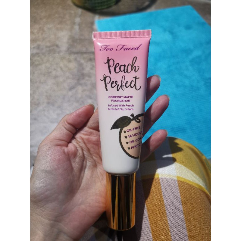 too face peach perfect Foundation | Shopee Thailand