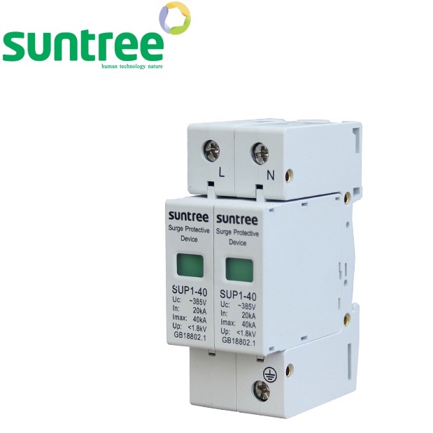 กันฟ้าผ่า Suntree AC Surge Protection รุ่น SUP1-40 AC SPD 275V 2P 20K ...