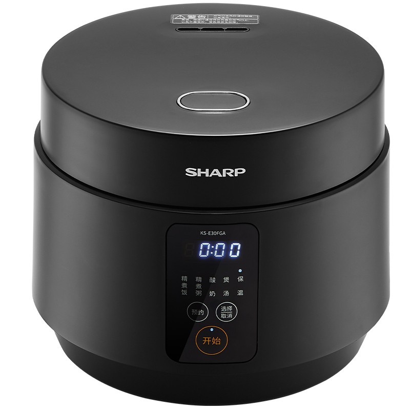 Sharp Japan หม้อหุงข้าวขนาดเล็ก Smart Rice Cooker Micro Piezoelectric ...