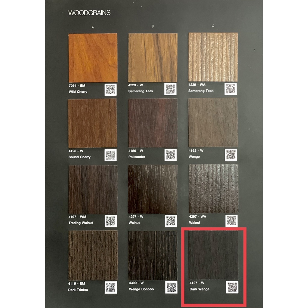 แผ่นลามิเนต Wilsonart 4127 W Dark Wenge ขนาด 80 x 120 ซม. หนา 0.8 มม. *พร้อมส่ง* | Shopee Thailand