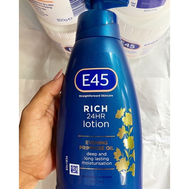 E45 RICH 24 hour Lotion 400ml (UK product) | Shopee Thailand