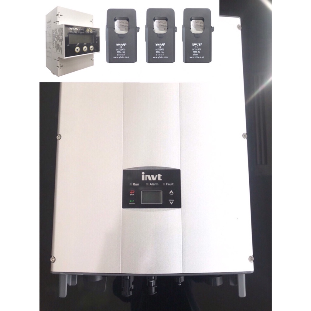 INVT INVERTER ขนาด 3 KW - 10 KW รับประกัน 5 ปี ราคาพิเศษ + Smart Meter ...