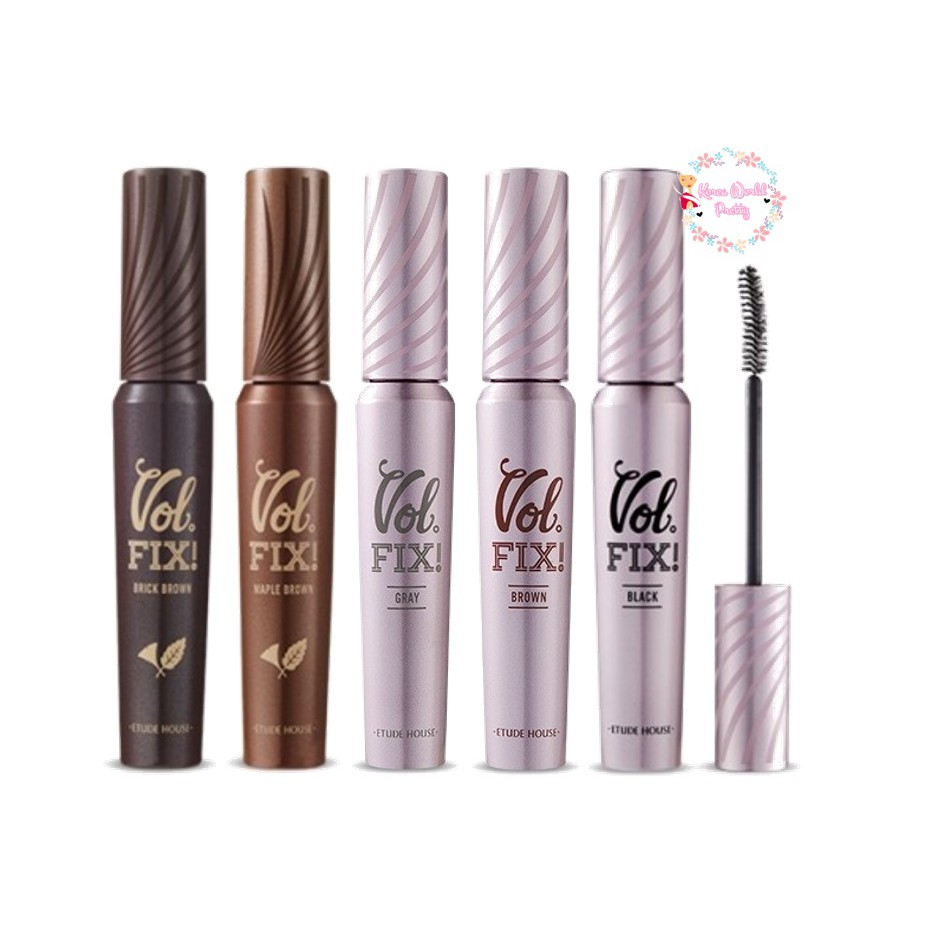 โล๊ะ !!! Etude House Lash Perm Volume Fix Mascara 8g มาสคาร่า 5 เฉดสี ...