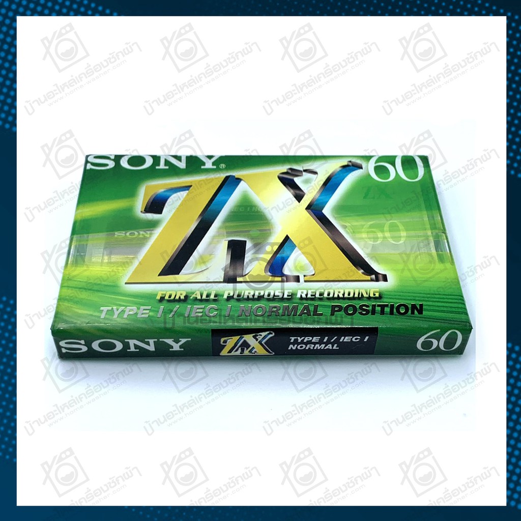 เทปคาสเซ็ทเปล่า Sony Super ZX EF HF GIG ความยาว 60 90 120 นาที เทปเปล่า ...
