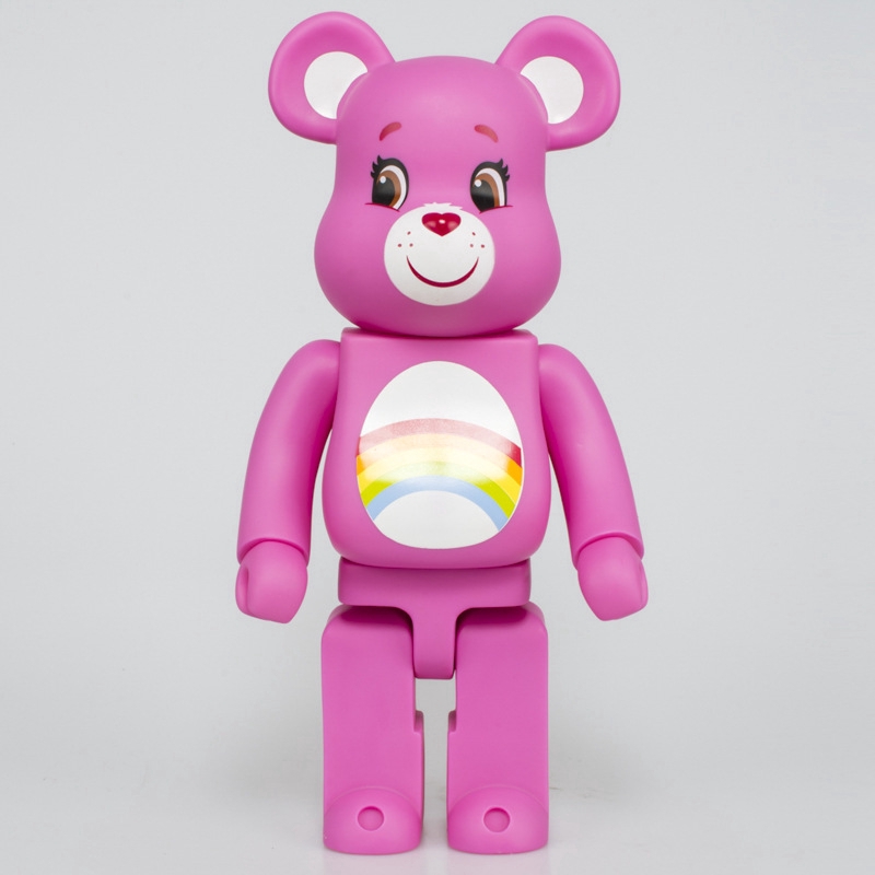 400% 28cm Fashion Weather Care Bears Rainbow Rainy Bearbrick Action ...
