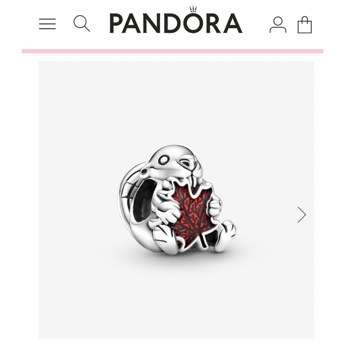 [พร้อมส่ง แท้100%] Pandora canadian beaver & maple leaf charm | Shopee ...