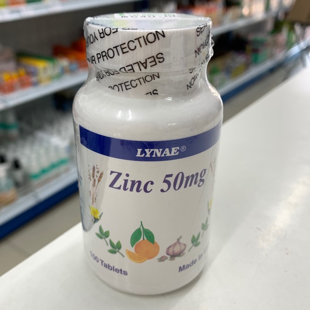 Lynae zinc 50 mg 100 tablets | Shopee Thailand