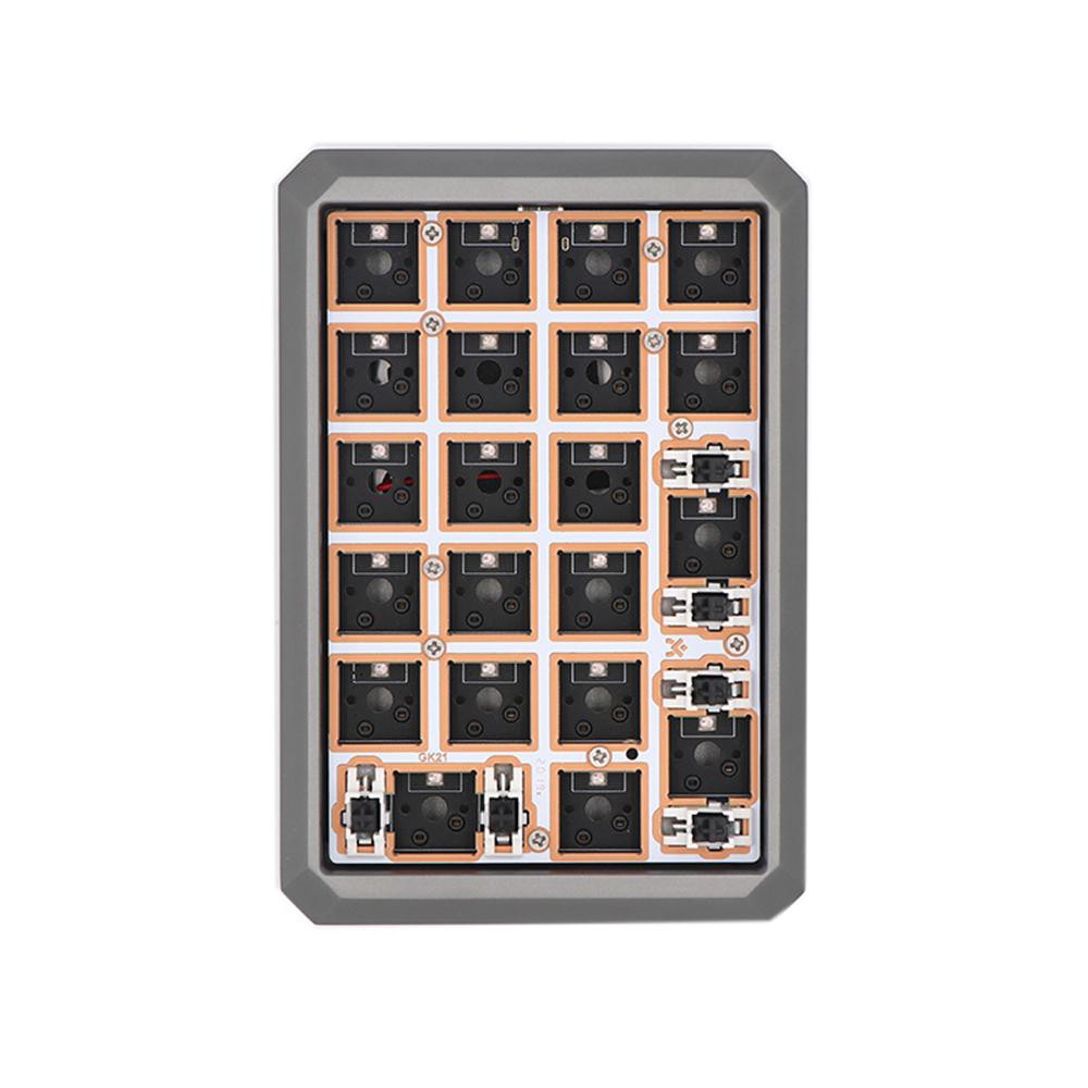 Numpad คีย์บอร์ด GK21S GK21 สีเทา Numpad Bluetooth Hotswap ไฟ RGB ...