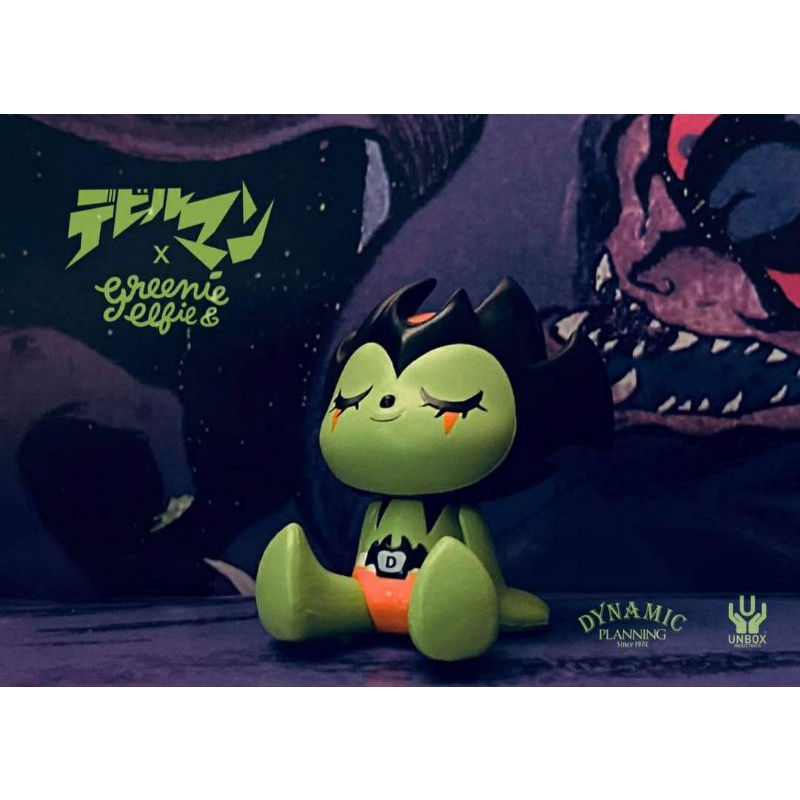 ⚡พร้อมส่ง⚡ Greenie x Devilman (Green Ver.) เดวิลกรีนนี่ / Unbox ...