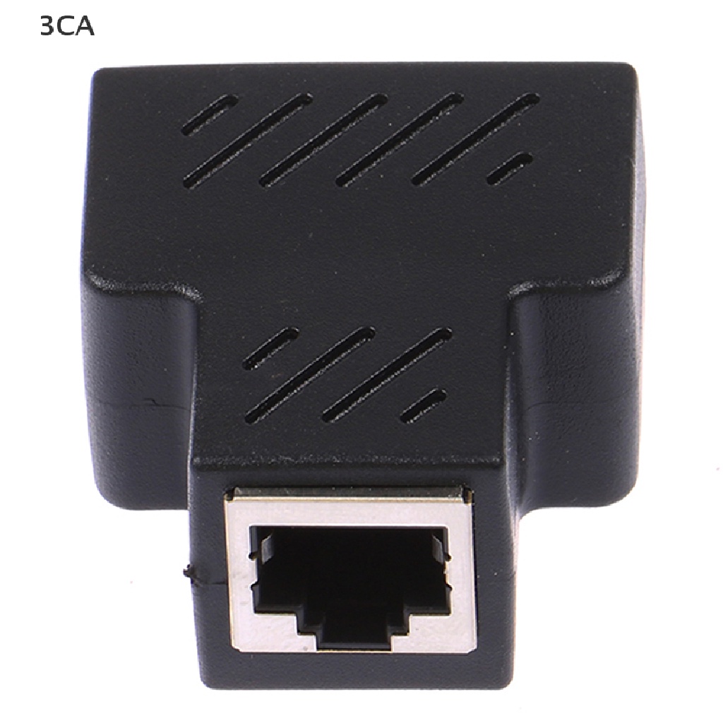 3CA 1 To 2 Ways RJ45 Female Splitter Ethernet Network Cable Double ...