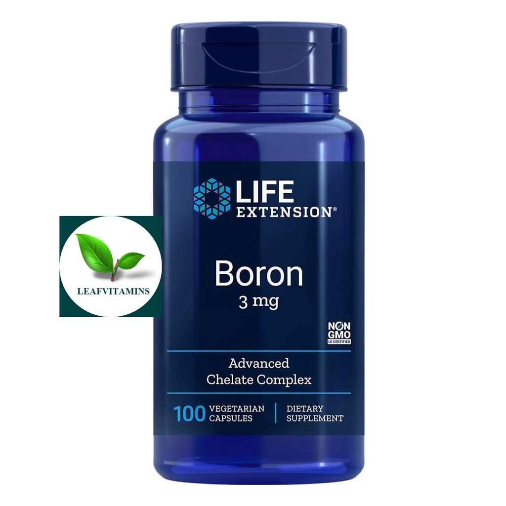 Life Extension Boron 3 mg / 100 vegetarian capsules | Shopee Thailand
