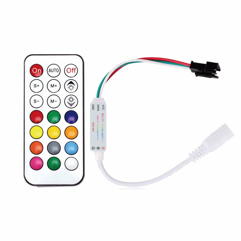 Dc5v-24v DC12V LED Pixel IC Controller DC5V USB Controller RF 14Key ...