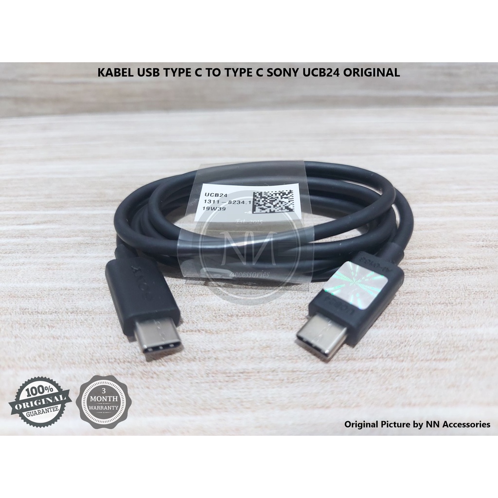 สาย Usb TYPE C TO TYPE C SONY UCB24 XPERIA 1 5 10 II III PRO L3 L4 XZ3 ...