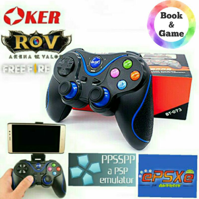 จอยบลูทูธ จอยเกมมือถือ JOY OKER BT 073 จอย bluetooth | Shopee Thailand