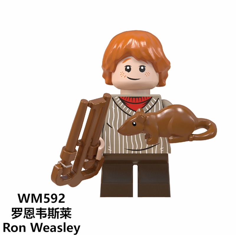 ฟิกเกอร์ Harry Potter Hermione Ron Dumbledore Voldemort Moody DIY ของ ...