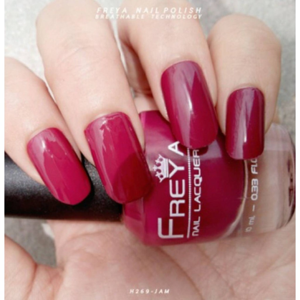 สีทาเล็บเฟรญ่า Freya Halal Nail Polish ยาทาเล็บฮาลาล (10 ml.) | Shopee ...
