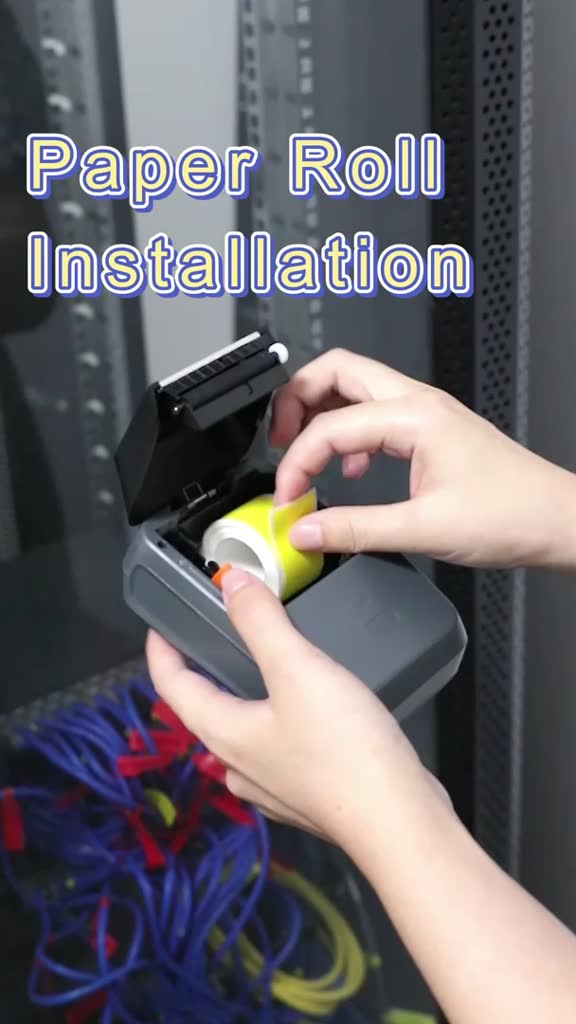 Detonger P2 Inkless Bluetooth Cable Wire Label Printer Equipment Name ...