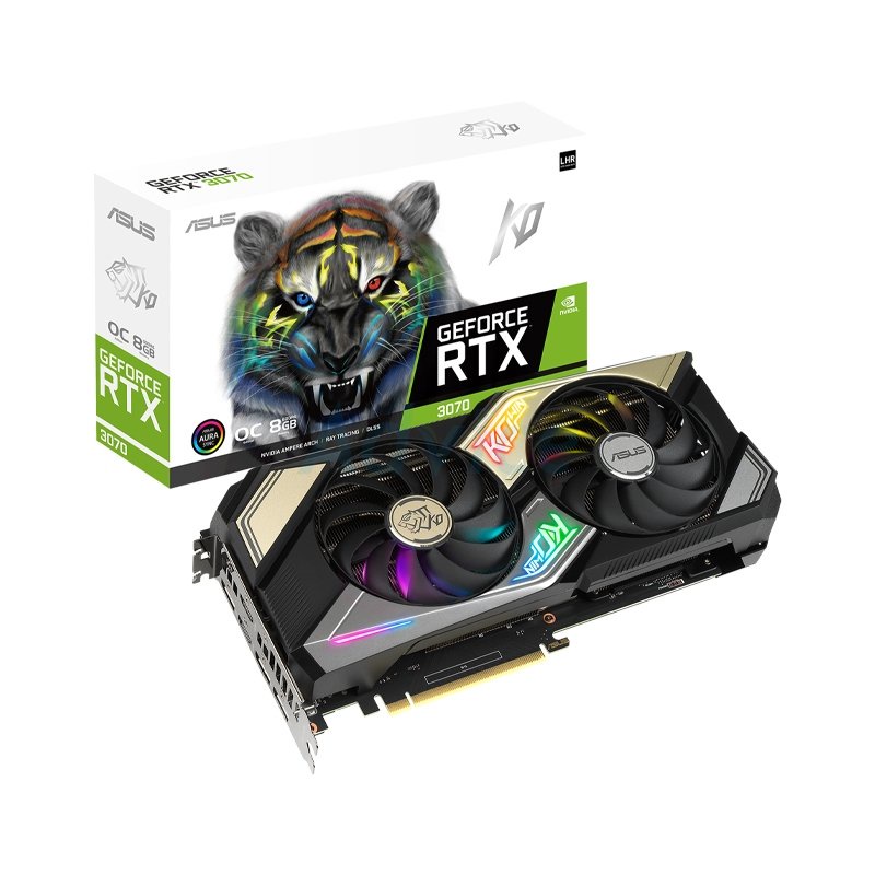 ASUS GeForce RTX 3070 KO O8G Edition 8GB GDDR6 Gaming Graphics (LHR ...