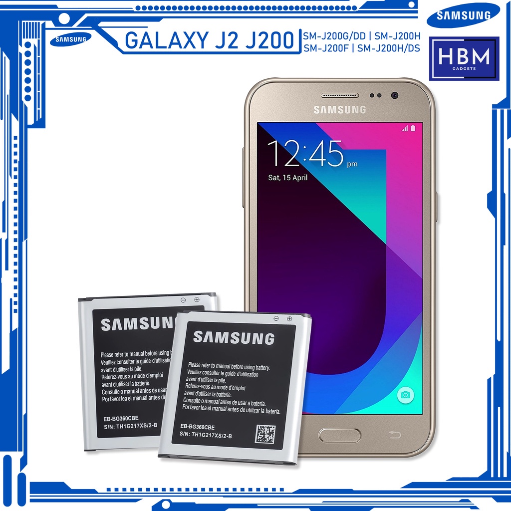 แบตเตอรี่ Samsung Galaxy J2 ของแท้ (J2 2015-2016/Core Prime) รุ่น EB ...