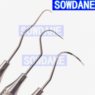New Type Dental Stainless Steel Root Canal Probe Periodontal Probe with ...