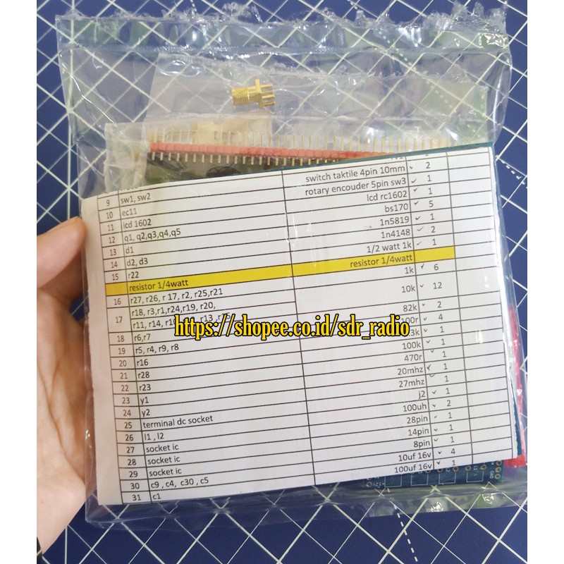 Qcx-sdr Transceiver uSDX Kit Package | Shopee Thailand