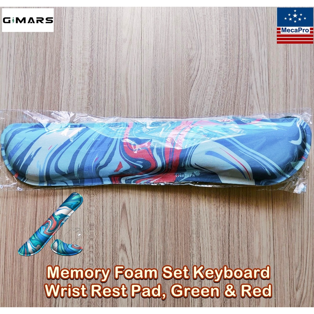 Gimars® Memory Foam Set Keyboard Wrist Rest Pad ชุดแป้นพิมพ์แผ่นรอง ...