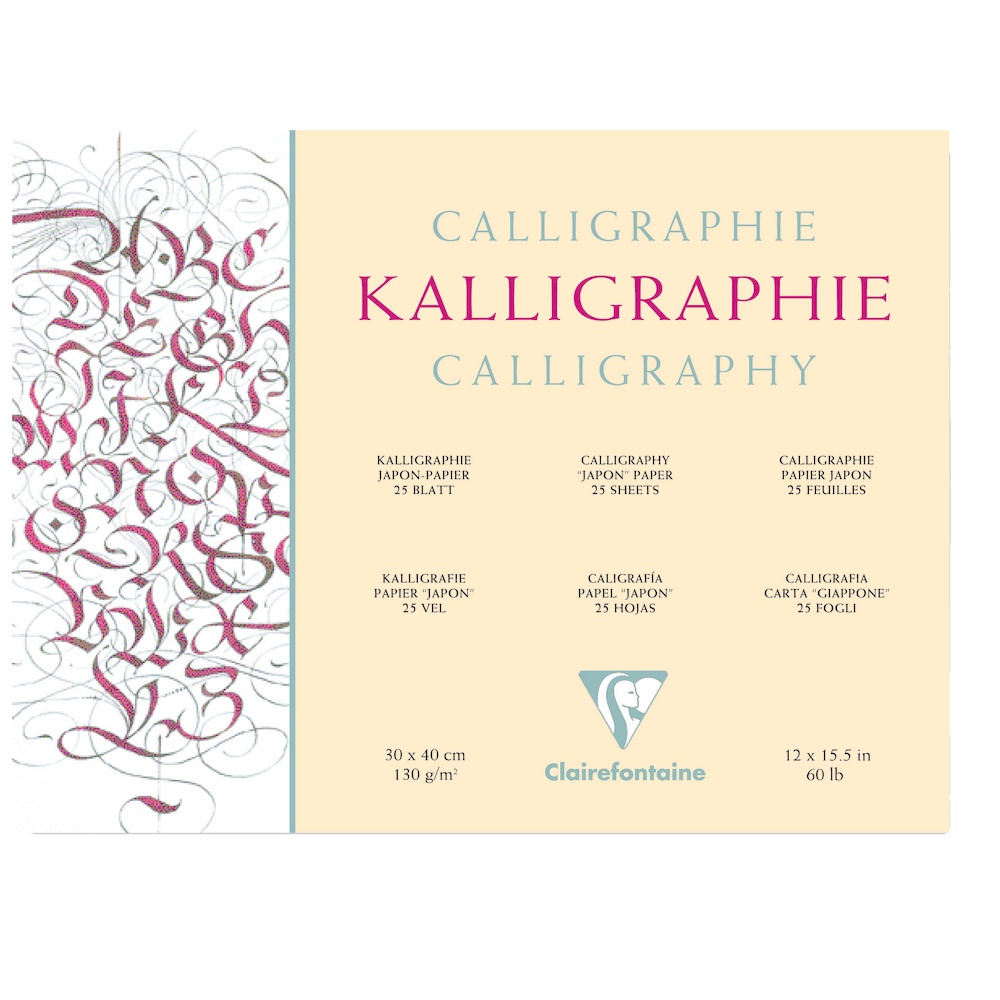 Clairefontaine Pad Calligraphy สมุดอักษรประดิษฐ์ (อักษรวิจิตร) 25แผ่น ...