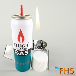 แคมป์ปิ้ง BUGA FLAME GAS {REFILL}จำนวน 3 กระป๋อง ขนาดพกพา น้ำหนักรวม 50 ...