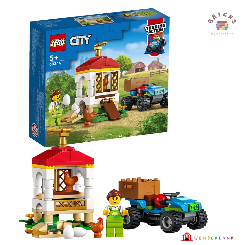 Bricks WONDERLAND - LEGO CITY 60344 {Chicken Henhouse} | Shopee Thailand