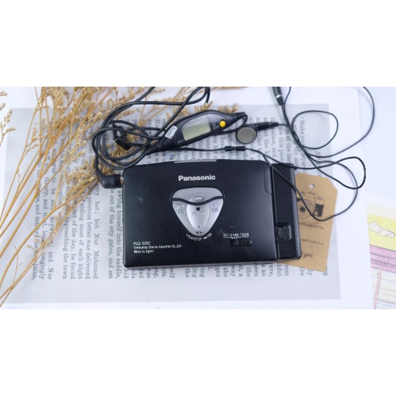 Panasonic RQ-S30 มีหูฟัง Panasonicพร้อมรางถ่าน เทปคาสเซ็ท | Shopee Thailand