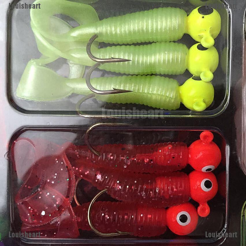 Lhid ชุดเหยื่อตกปลา หัวตะกั่ว แบบนิ่ม 17 ชิ้น | Shopee Thailand