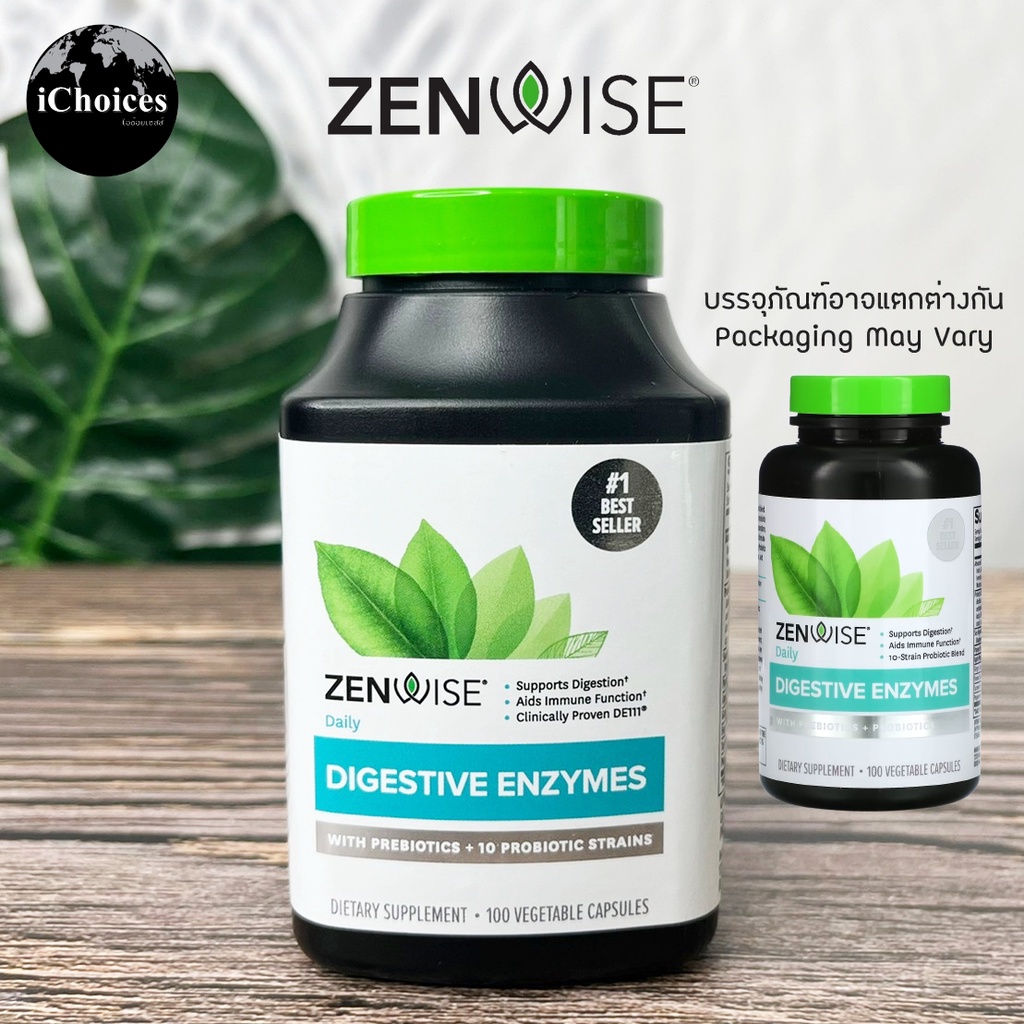 [Zenwise Health] Daily Digestive Enzymes with Prebiotics + Probiotics ...