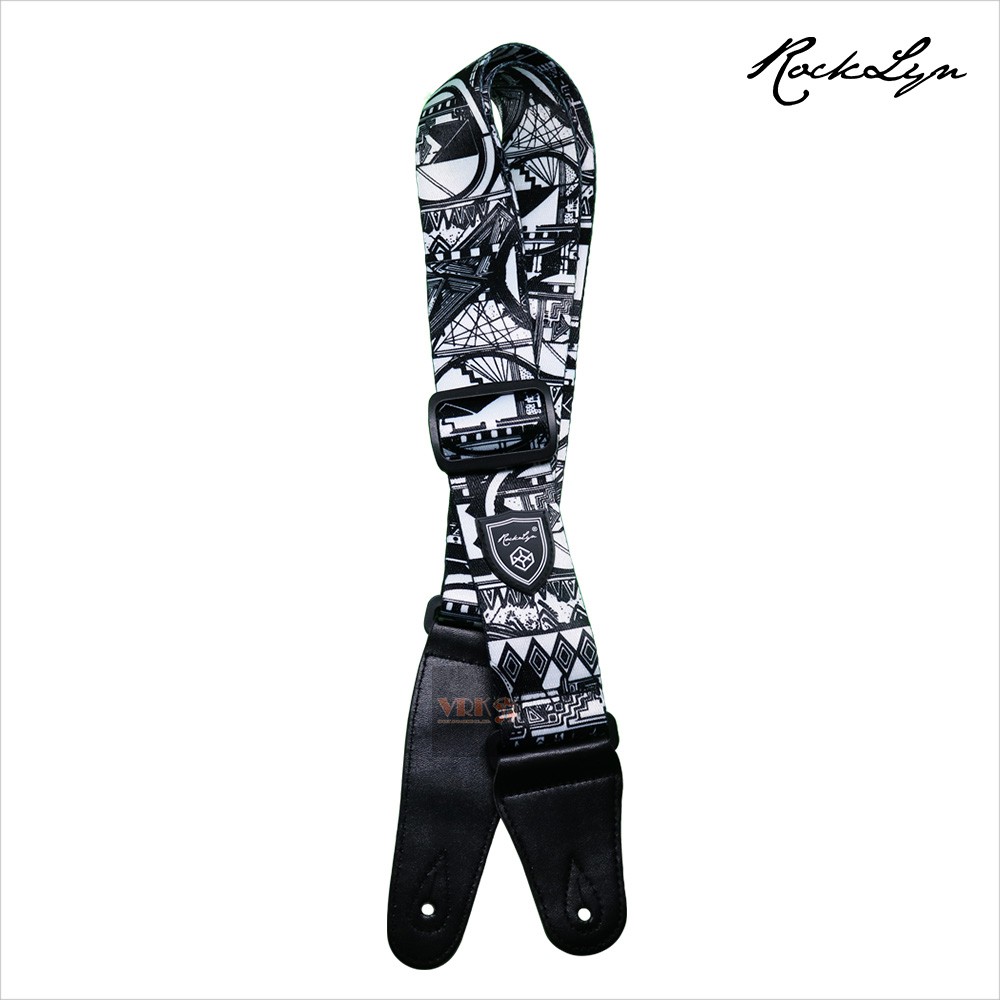 RockLyn สายสะพายกีตาร์ มีที่เก็บปิ๊กในตัว รุ่น 008 - สกรีนลาย | Shopee ...