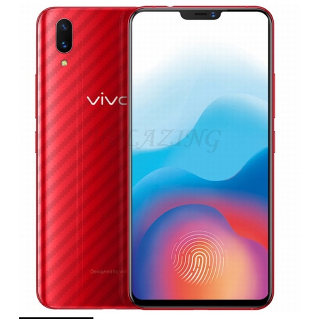 VIVO X21 (สแกนนิ้วหน้าจอ) ฟิล์มหลังเครื่อง 3D กันรอยขีดข่วน คราบเหงื่อ คราบน้ำ | Shopee Thailand