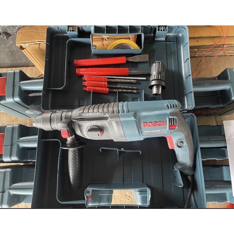 สว่านโรตารี่ 2-26 มิล 2200 WเกรดA เจาะปูน 3 ระบบ GBH2-26DFR ครบเครื่องพร้อมดอกเจาะ | Shopee Thailand