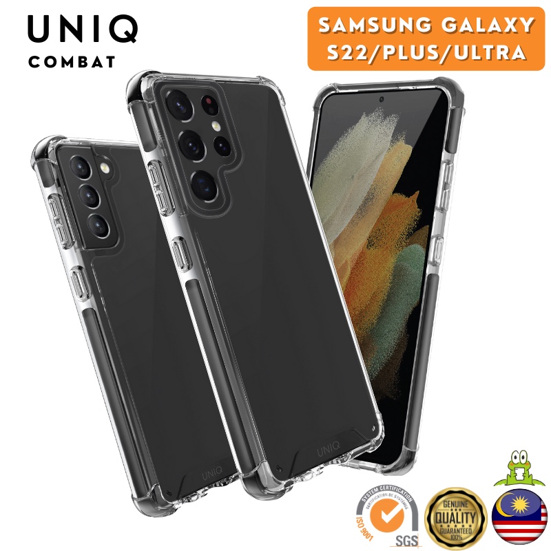 Uniq COMBAT Samsung Galaxy S22 Ultra / S22/ S22 Plus 5G Clear HD Non ...