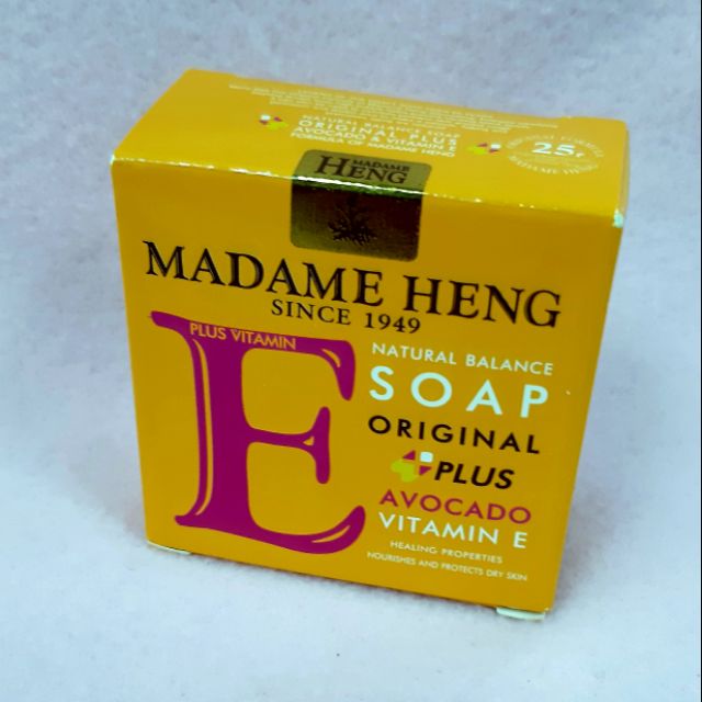 Madame Heng Natural Balance Soap Original Plus Avocado & Vitamin E 50 ...