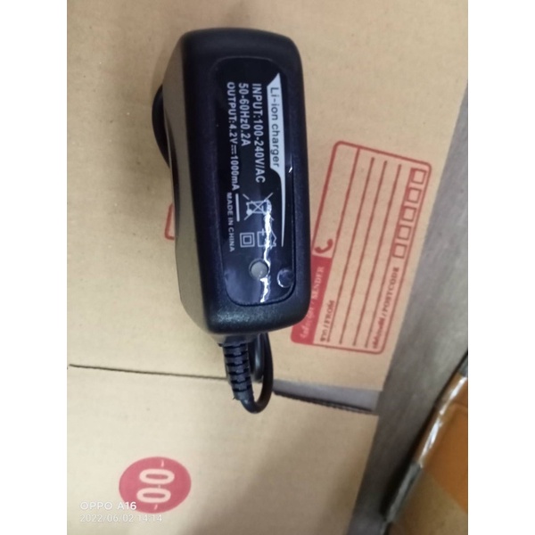 ที่ชาร์จแบตเตอรี่ลิเธียม Lithium Battery Charger 4.2V 1000Ma 8.4V2A 12 ...