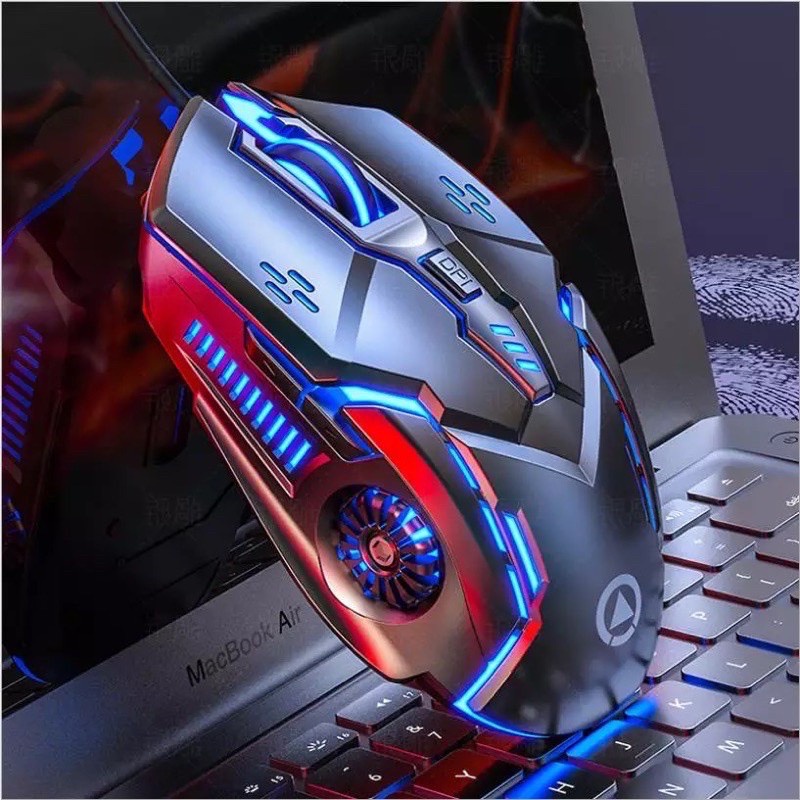 Gaming Mouse G5 เมาส์สำหรับเล่นเกม 7 สี Backlight USB แบบมีสายเมาส์ ...