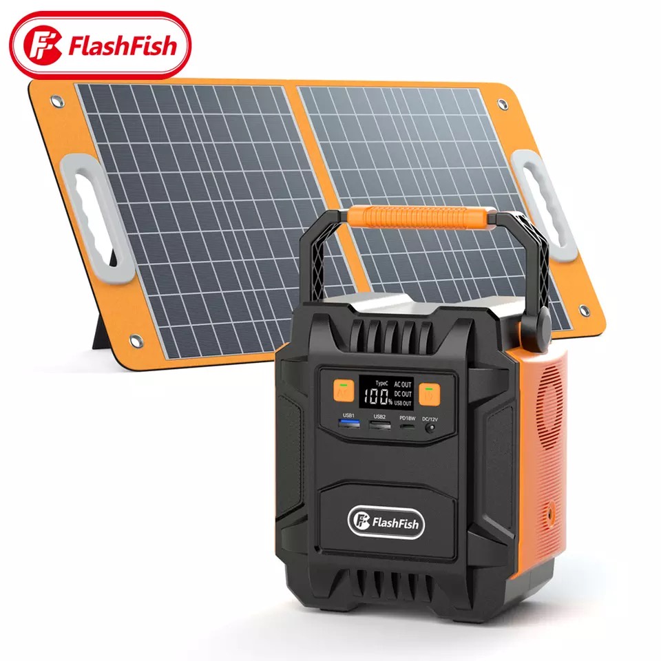 Flashfish Solar Powerbox 200W สถานีไฟฟ้าแบบพกพาพร้อมแบตเตอรี่สำรองแผง ...