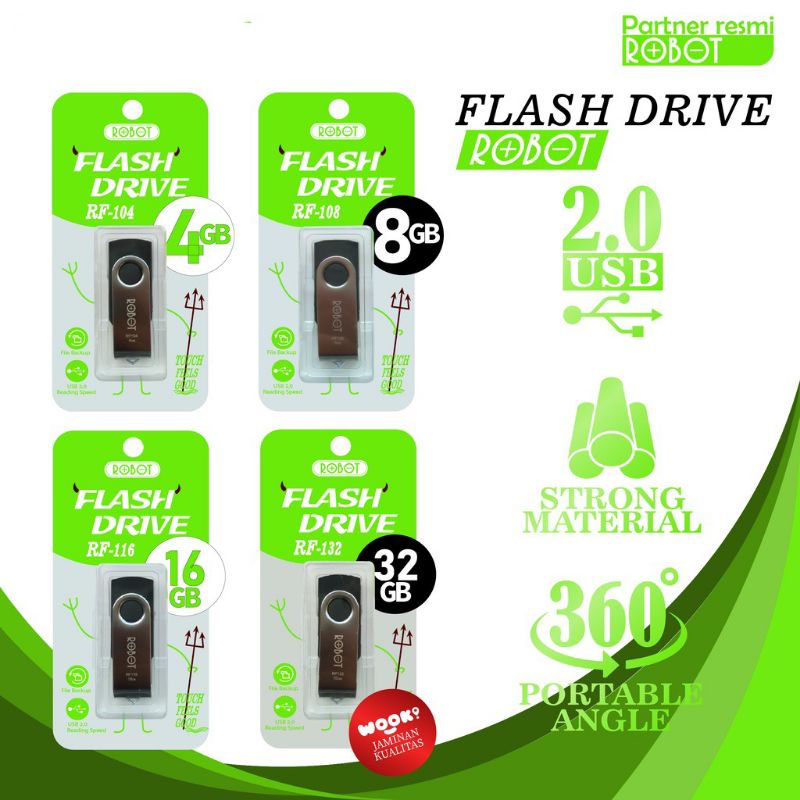 แฟลชไดรฟ์ USB 2.0 16GB 8GB RF116 แบบหมุนได้ | Shopee Thailand