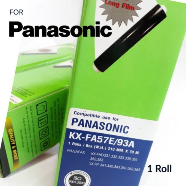 FILM FAX PANASONIC KX-FA57E 1ม้วน/กล่อง. สำหรับเครื่องแฟกซ์ รุ่น 701 ...