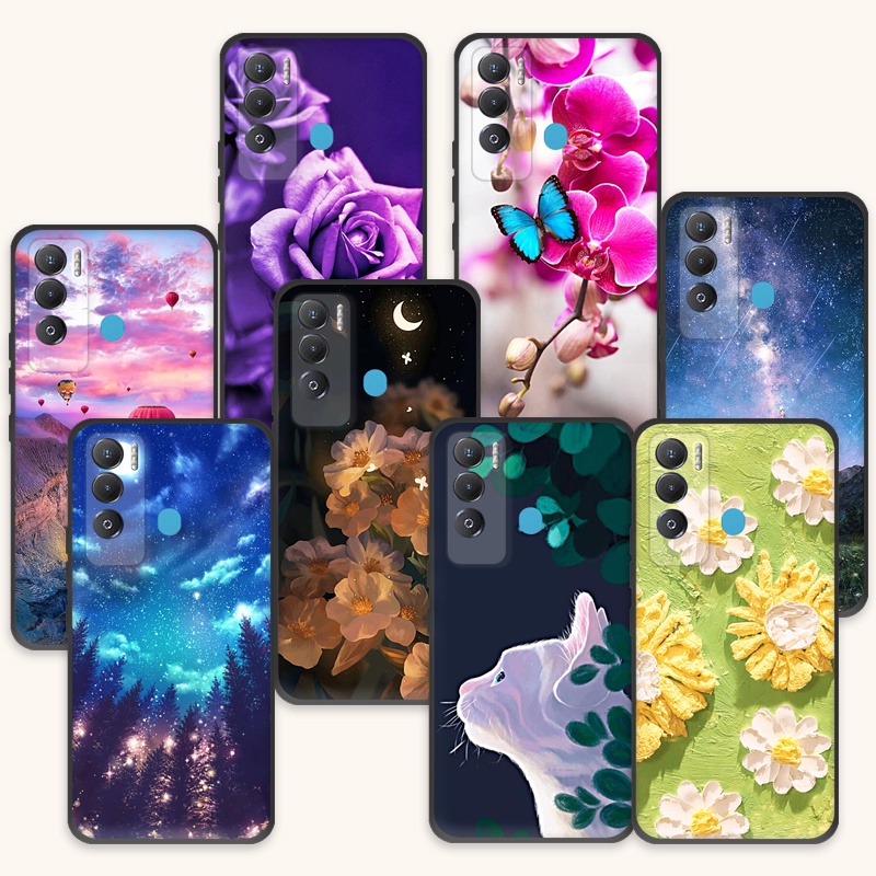 Tecno Pova Neo LE6 LE6h กรณี TPU ซิลิโคนนุ่มทาสีเคสโทรศัพท์สําหรับ ...