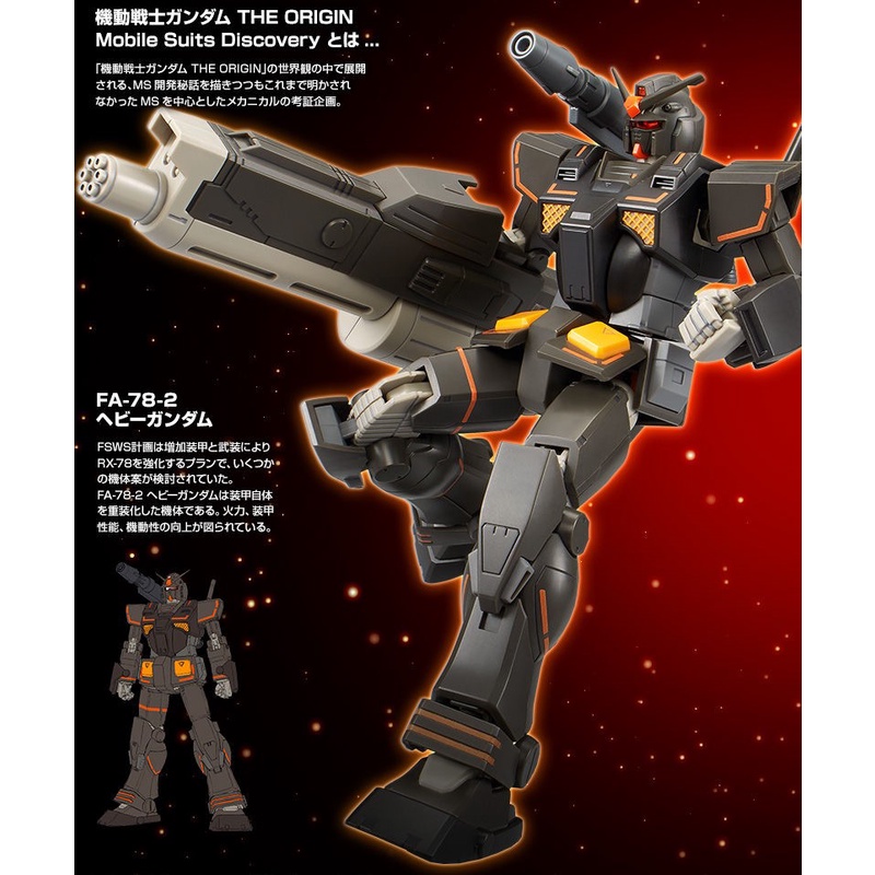 [P-BANDAI] HG 1/144 Heavy Gundam [Gundam The ORIGIN MSD] | Shopee Thailand