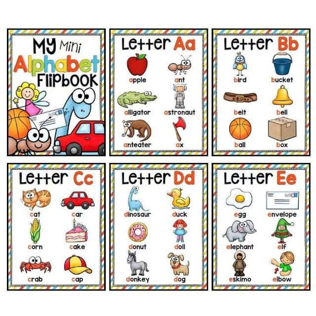 My Mini Alphabet flip book | Shopee Thailand