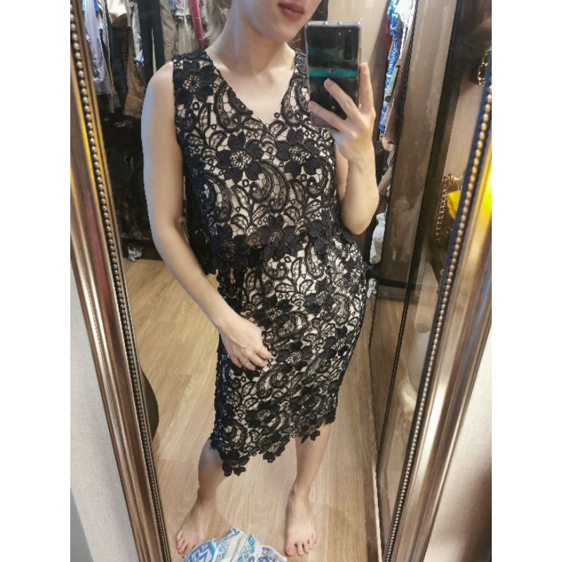 perana set black lace size s_used like very new | Shopee Thailand