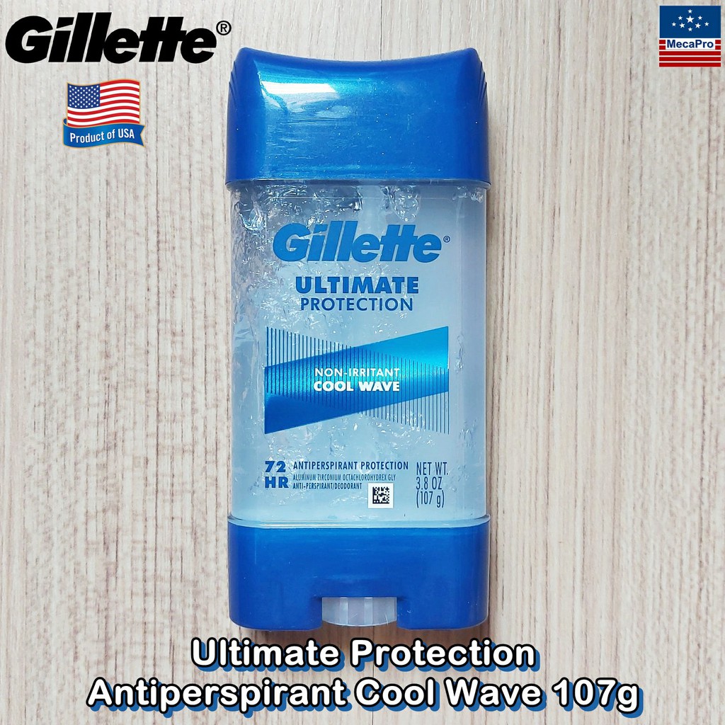 Gillette® Ultimate Protection Antiperspirant Cool Wave 107g ยิลเลตต์ ...