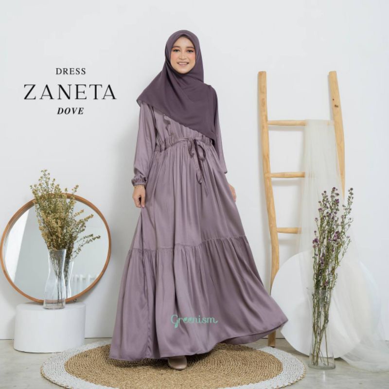Gamis zaneta dress by (เฉพาะชุด) | Shopee Thailand