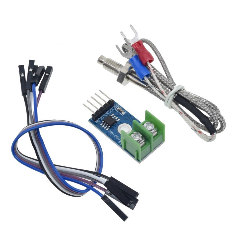 Temperature Sensor Probe with MAX6675 Module พร้อมThermocouple Type K สำหรับ Arduino | Shopee ...